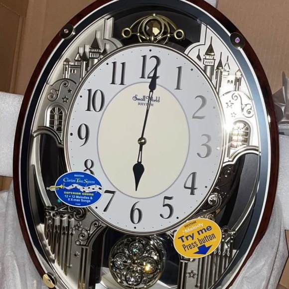 Rhythm Clocks | Other | Rhythm Chateau Musical Motion Clock With ...